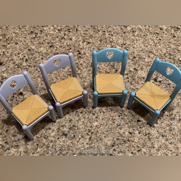 Fisher-Price | Toys | Fisher Price Loving Family Rattan Chairs X4 | Poshmark